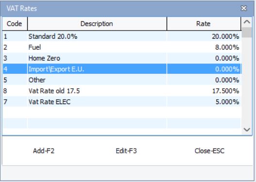 Notional VAT Setup – Xline Hub