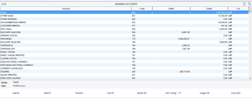 Xline Nominal Ledger Training Guide – Xline Hub