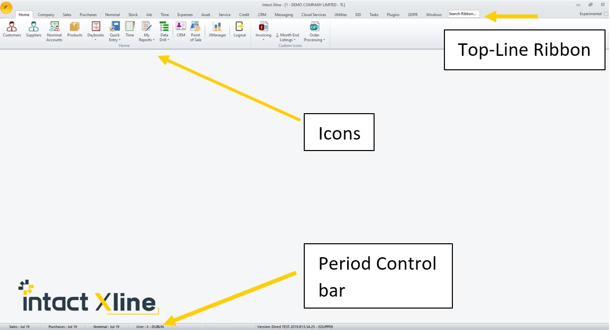Using Intact – Xline Hub