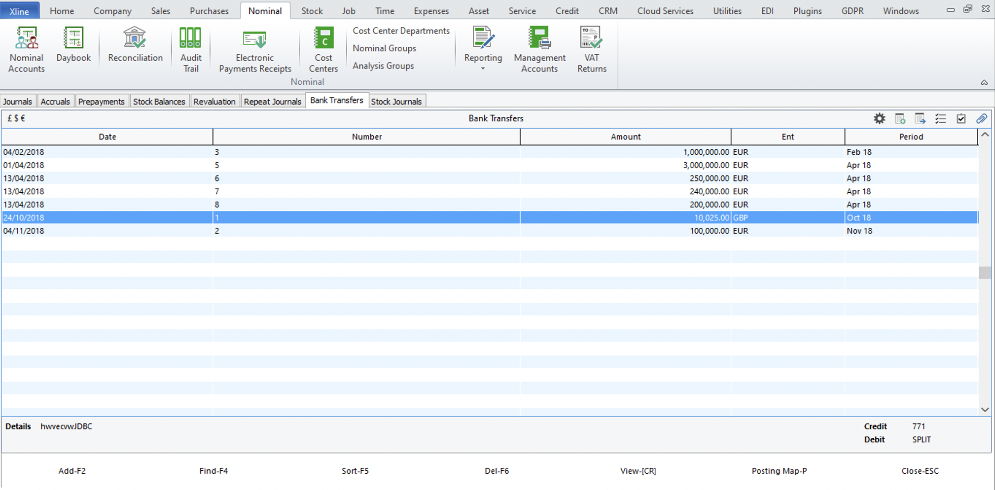 Inter Bank Transfers – Xline Hub