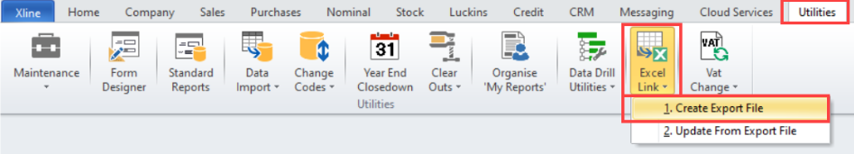Excel Export Process – Xline Hub